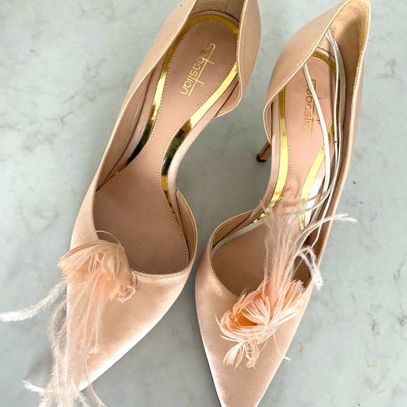 Sebastian Milano | Shoes | Sebastian Milano Heels Shoes Size 8 Peach ...